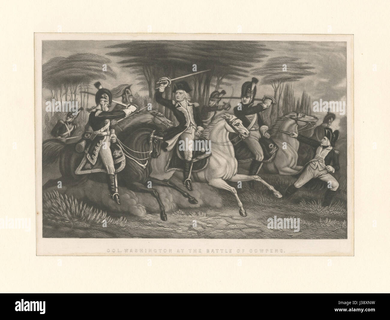 Battle of cowpens map hi-res stock photography and images - Alamy