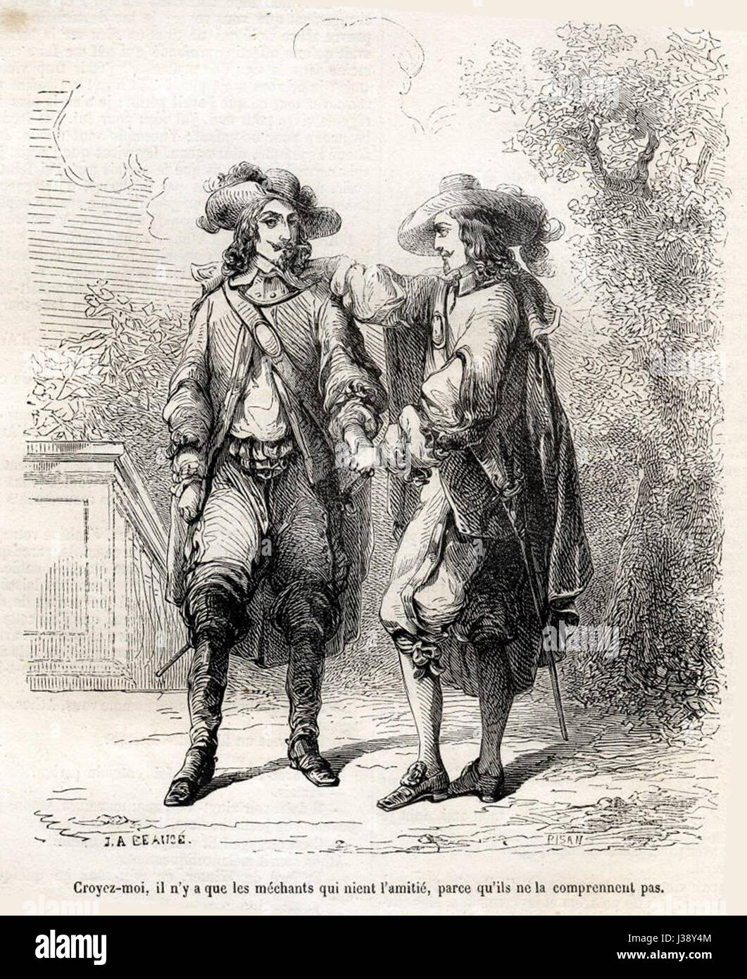 D'Artagnan and Athos are characters from Alexandre Dumas' novel 'The ...
