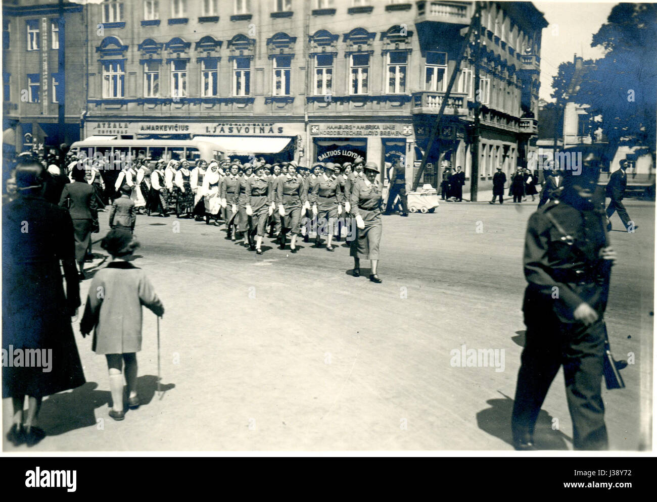 The 'Dainu Svente' (Song Festival) of 1937 in Kaunas, Lithuania, was a ...