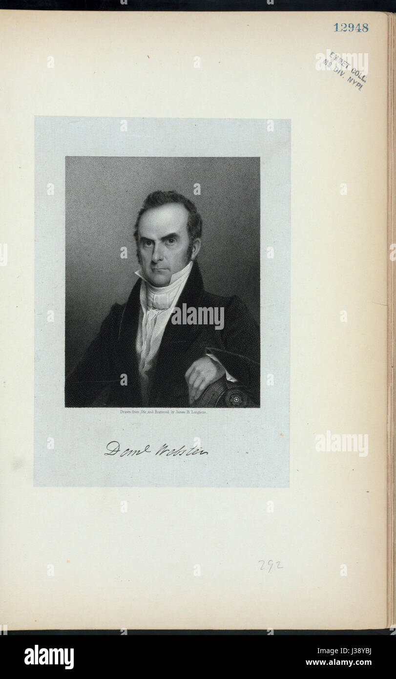 Daniel Webster was an influential American statesman and orator in the ...