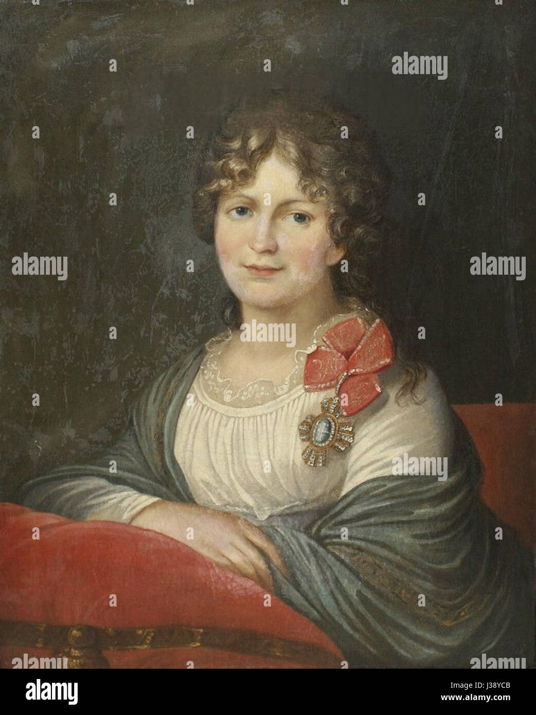 Dame with Order of St. Catherine Stock Photo - Alamy