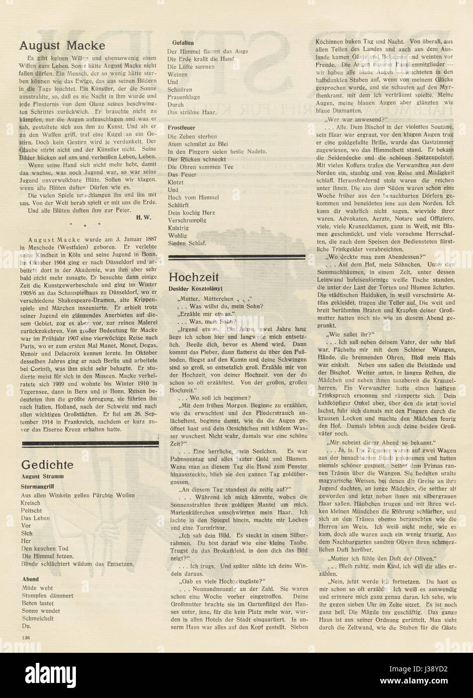 'Der Sturm' (The Storm) is a German magazine from the early 20th ...