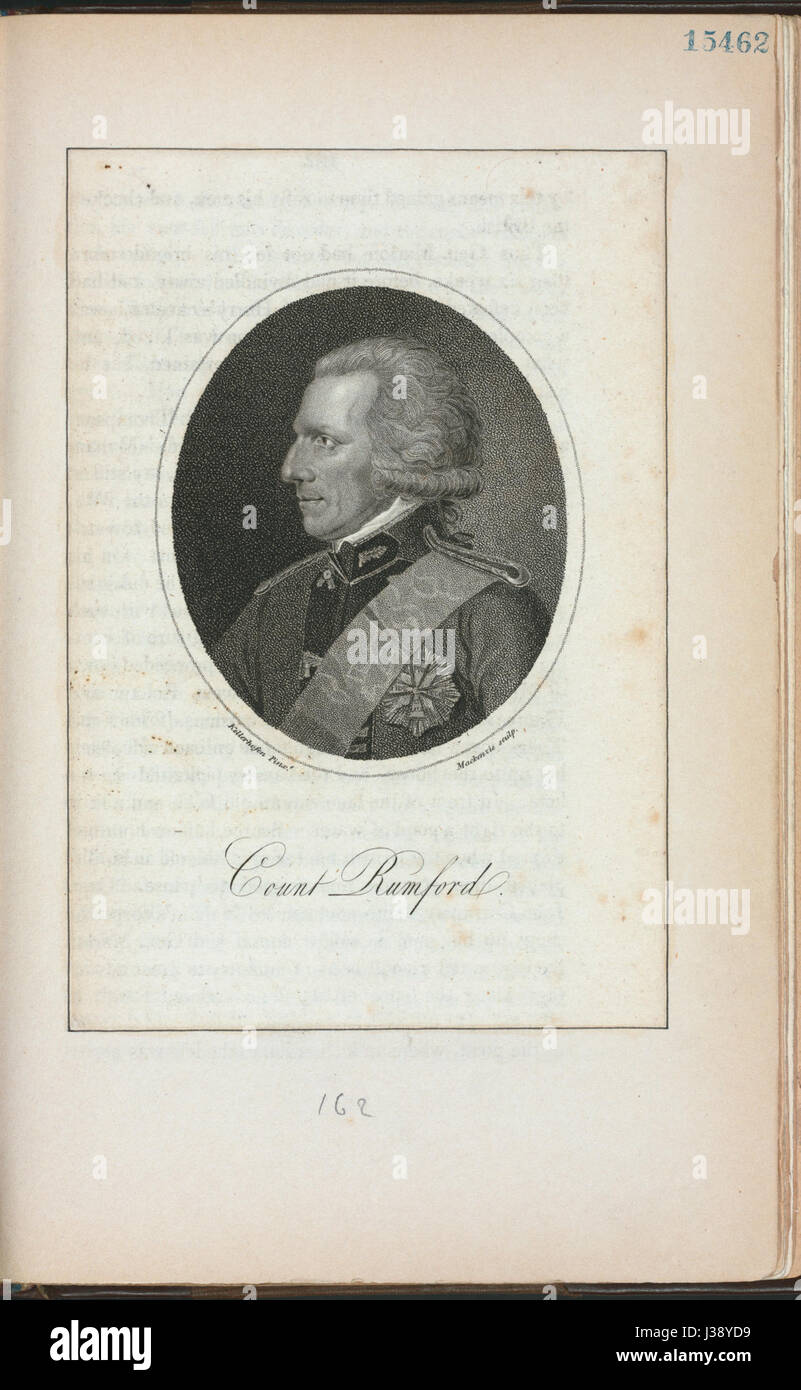 Count Rumford was an influential scientist and inventor in the 18th and ...