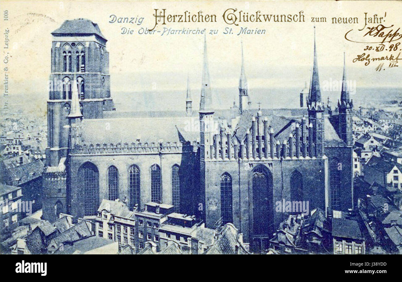 Old danzig map hi-res stock photography and images - Alamy