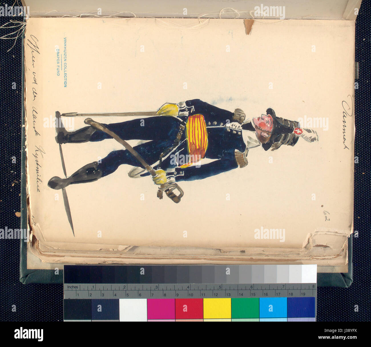 This image from 1800-1814 depicts a historical view of Denmark during ...