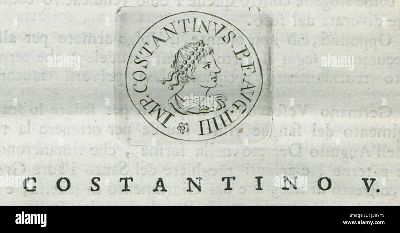 Constantino V Fanelli Francesco 1695 Stock Photo - Alamy