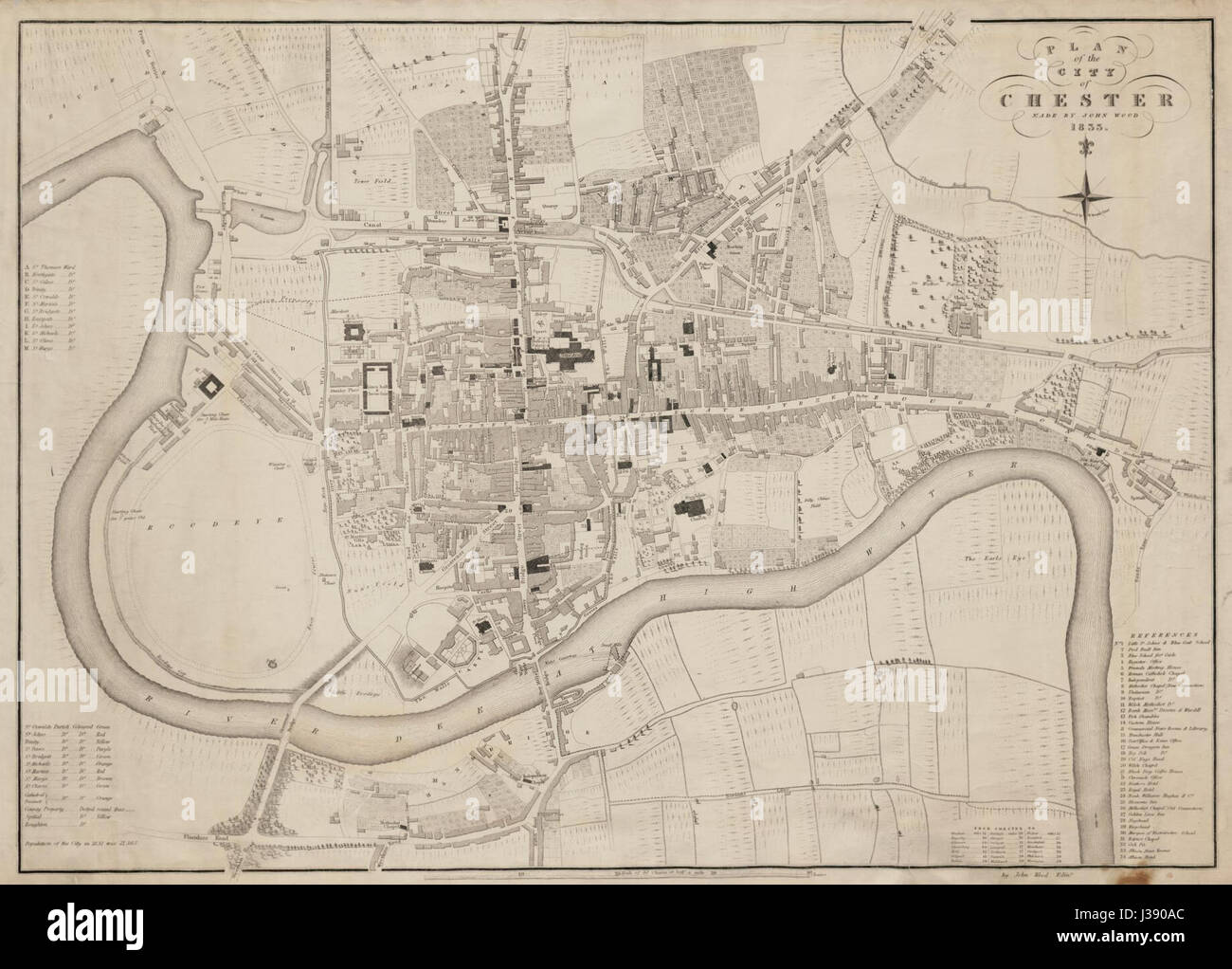 Chester town plan refers to the urban layout and design of the historic ...