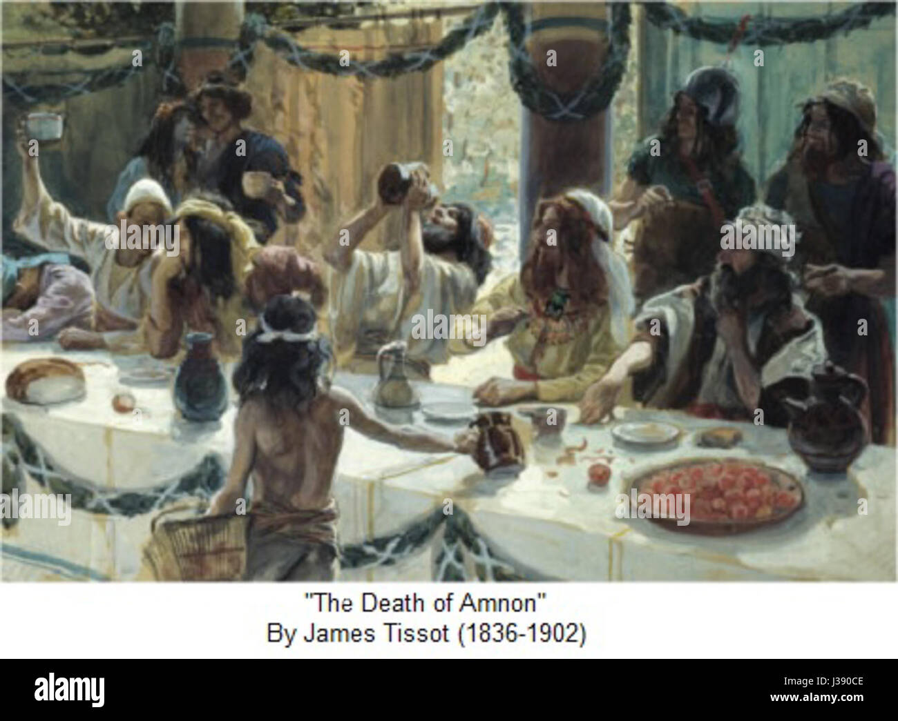 Death of Amnon by J.Tissot Stock Photo - Alamy