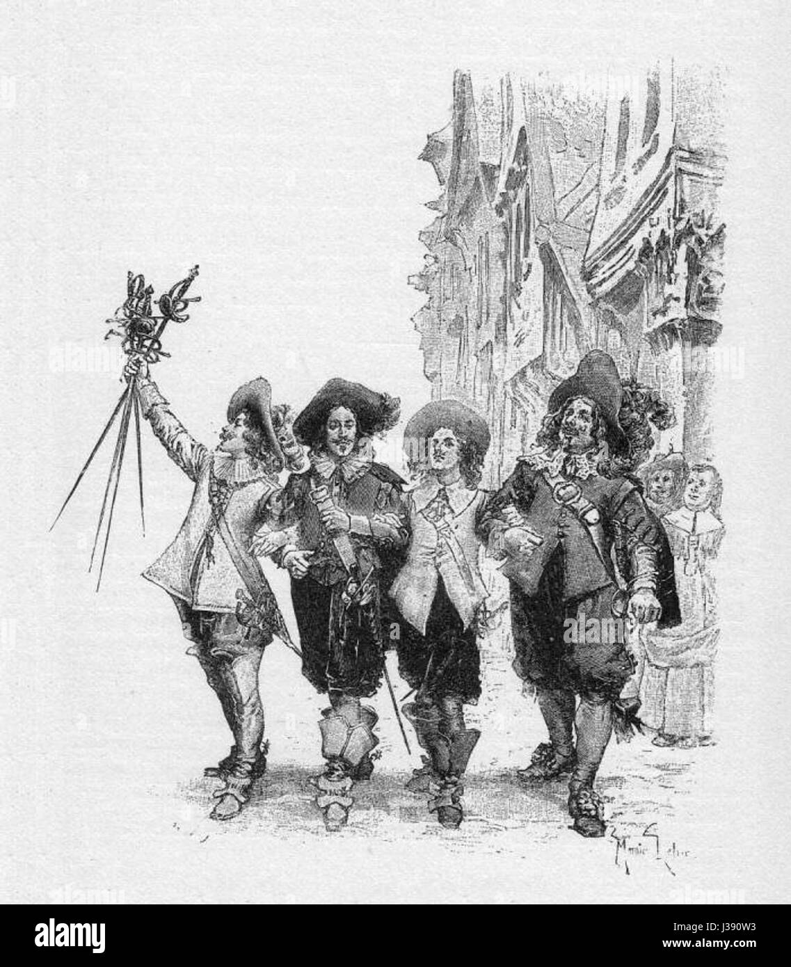The three musketeers hi-res stock photography and images - Alamy