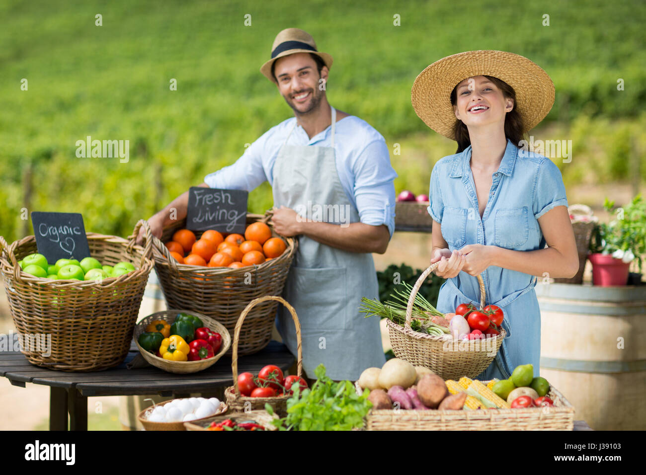Selling Fruits And Vegetables High Resolution Stock Photography and ...