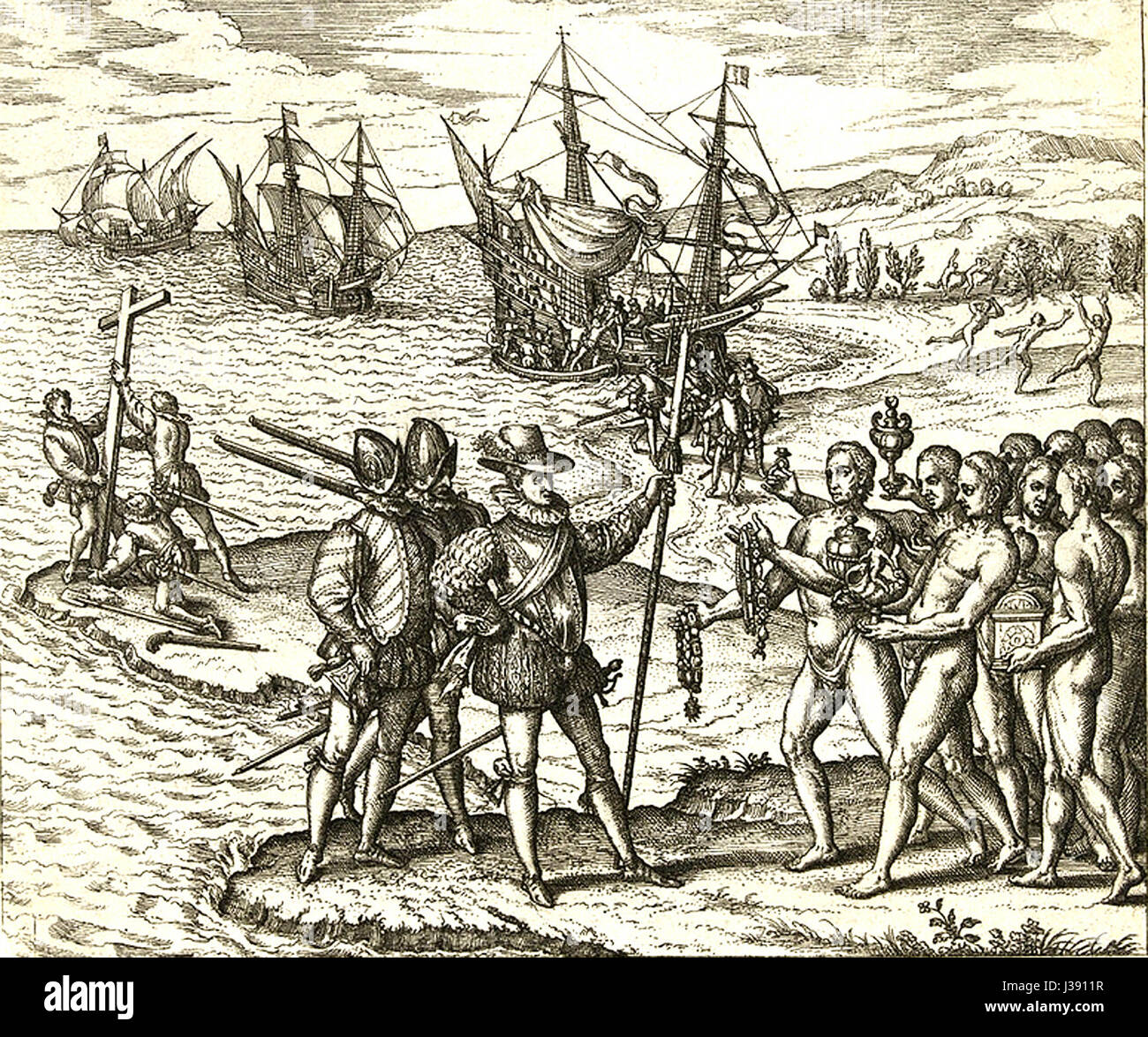 Vintage map of hispaniola hi-res stock photography and images - Alamy