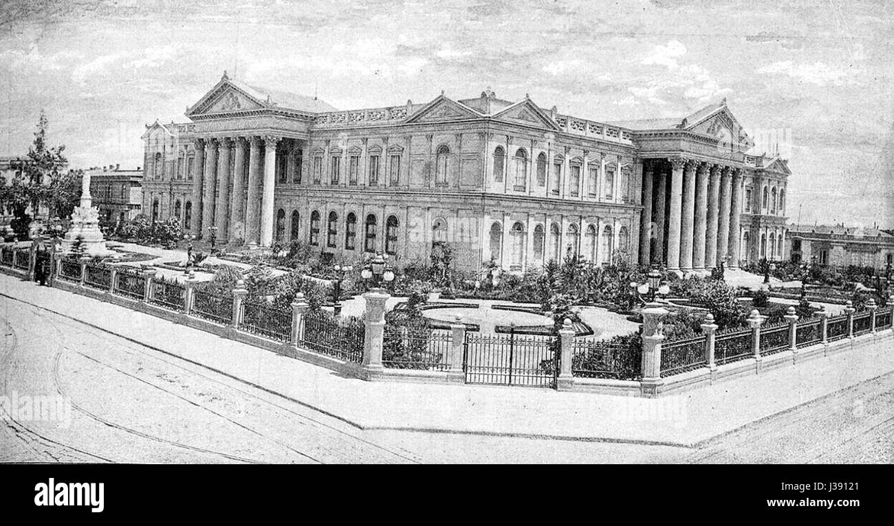 Congreso Nacional de Chile (1891 Stock Photo - Alamy