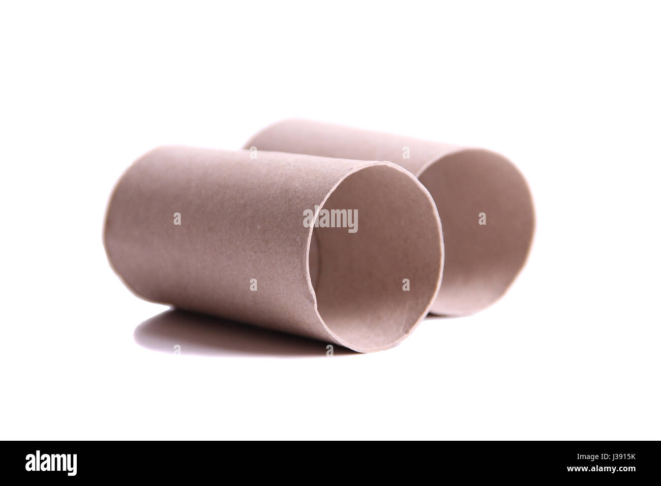 Empty toilet paper tube Cut Out Stock Images & Pictures - Alamy