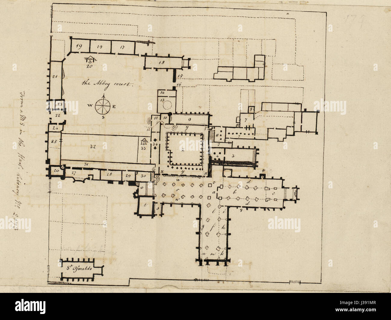Chester Cathedral's plan showcases its architectural design and layout ...