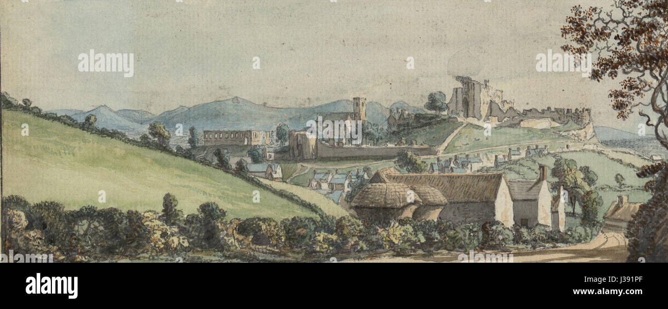 Map of denbigh hi-res stock photography and images - Alamy