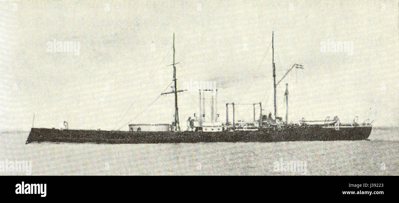The Danish ironclad Lindormen, launched in 1868, was a significant ...