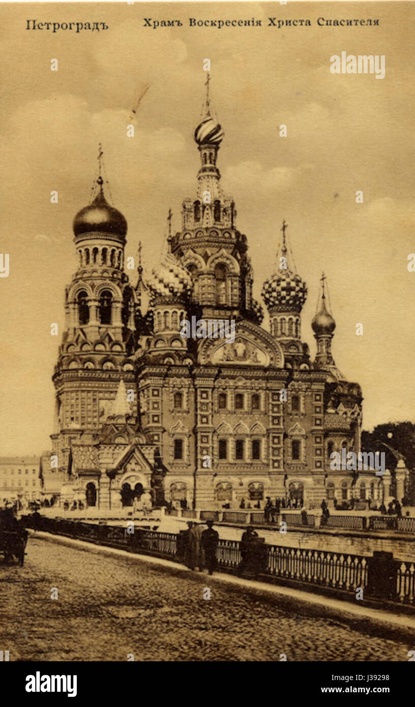 The Church of Our Savior on Spilled Blood, located in St. Petersburg ...
