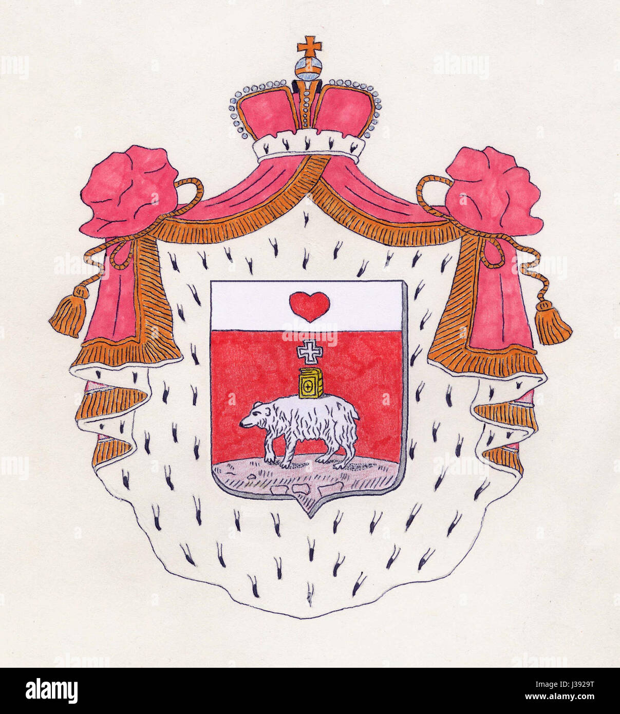 Coat of Arms of Solomin Stock Photo - Alamy