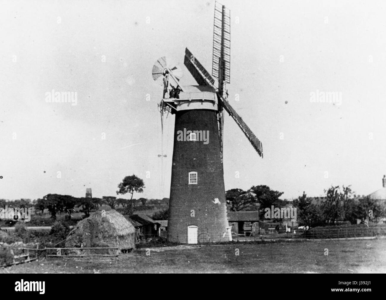 Corton Mill, located in Suffolk, England, is a historic windmill, built ...