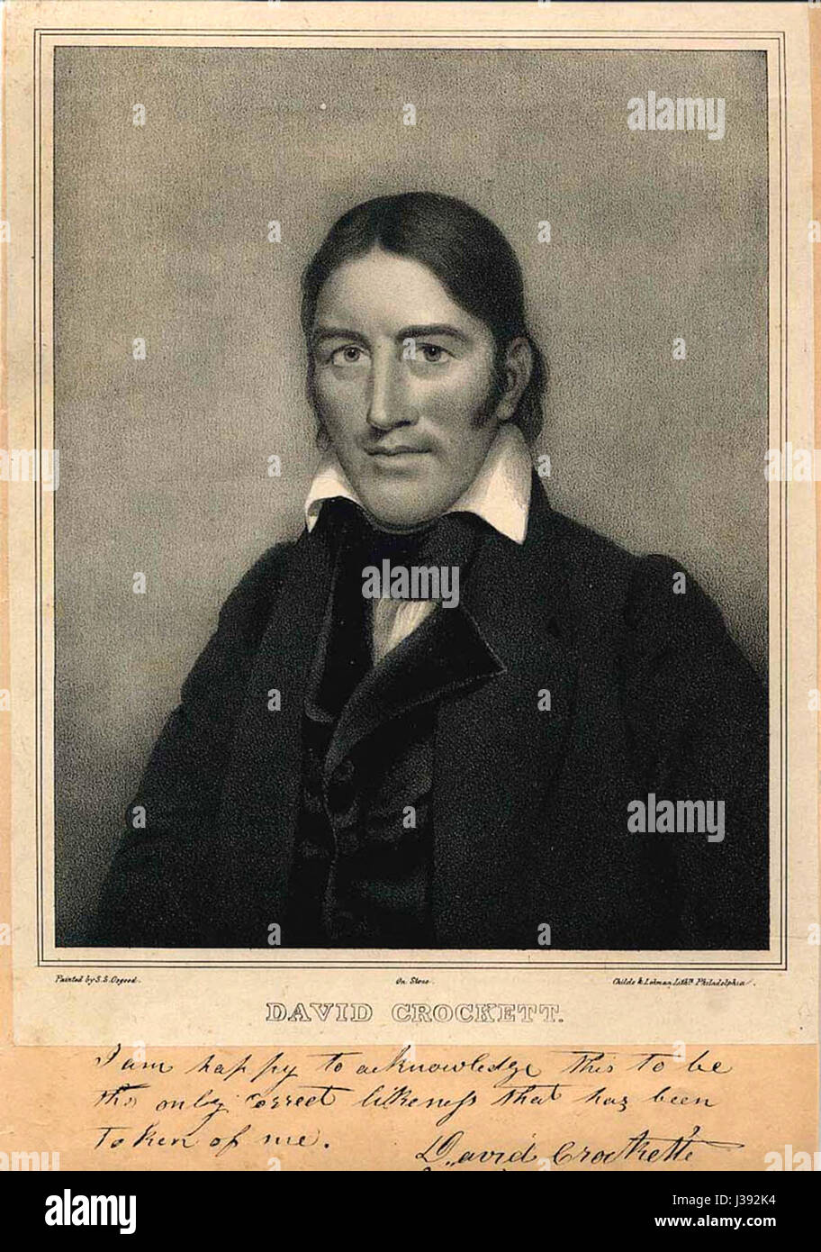 Davy crockett hi-res stock photography and images - Alamy