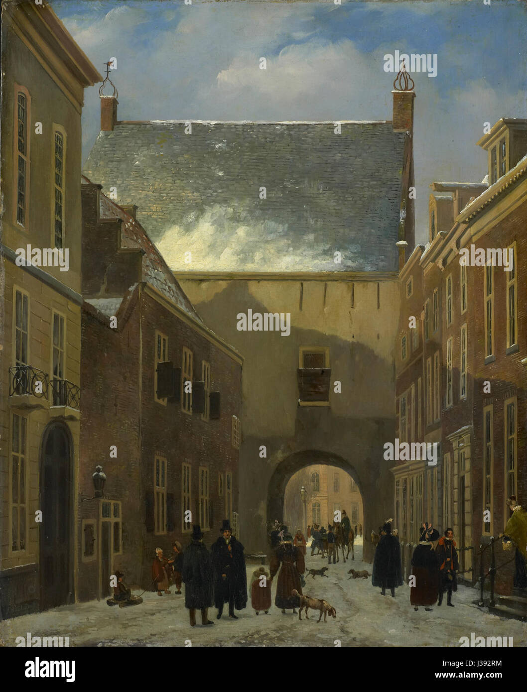 De Gevangenpoort te Den Haag Rijksmuseum SK A 942 Stock Photo - Alamy