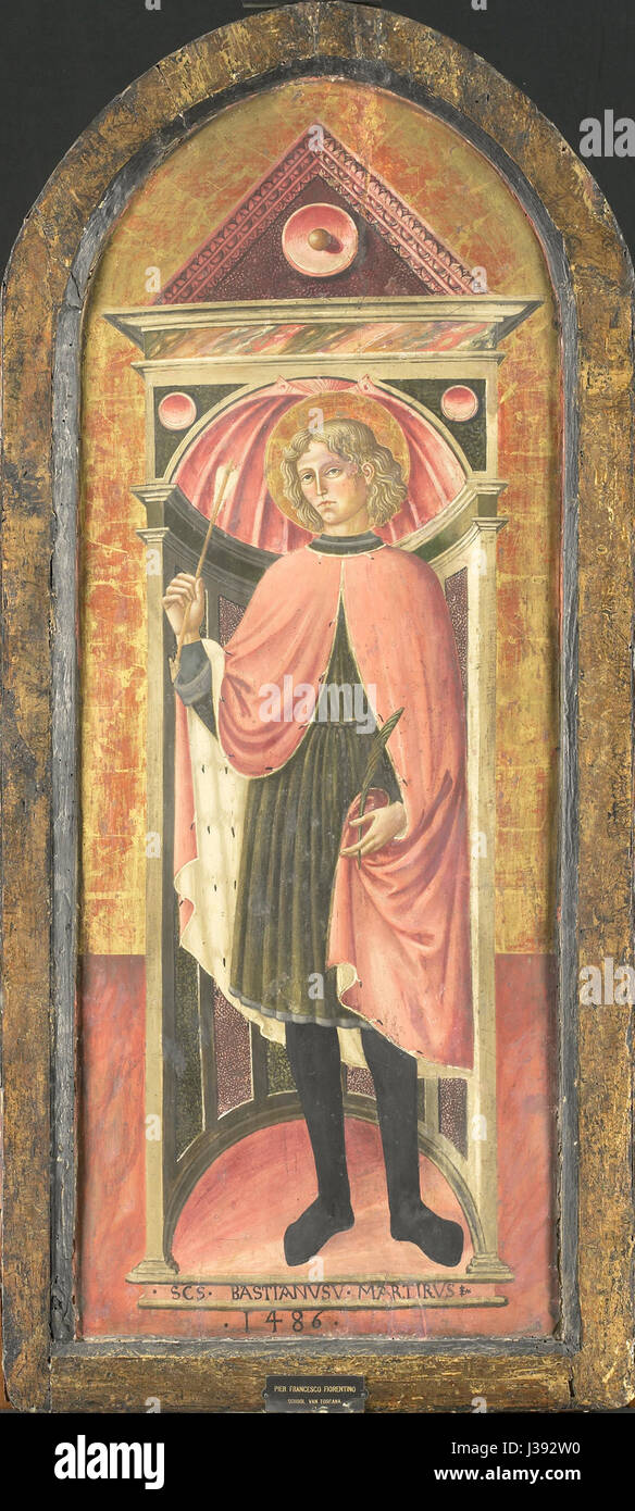 An artwork titled 'De heilige Sebastiaan' housed in the Rijksmuseum ...