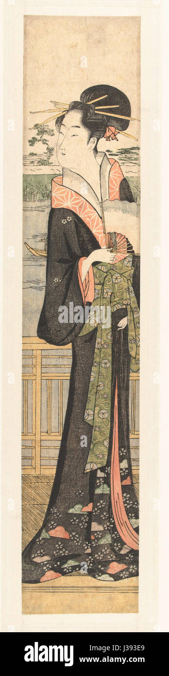 'Courtisane op balkon' is an artwork housed at the Rijksmuseum ...