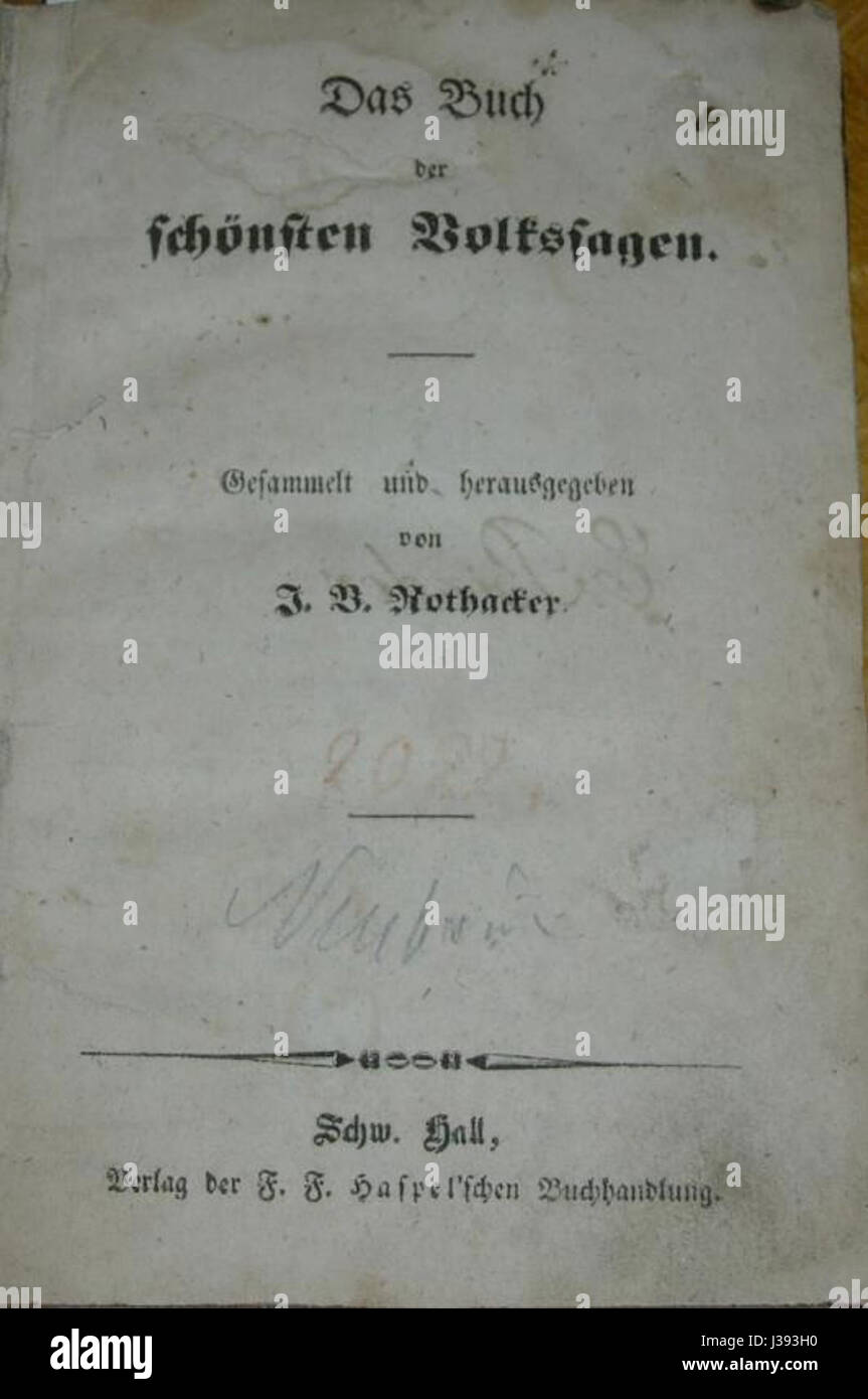 *Das Buch der schÃ¶nsten Volkssagen* (The Book of the Most Beautiful ...
