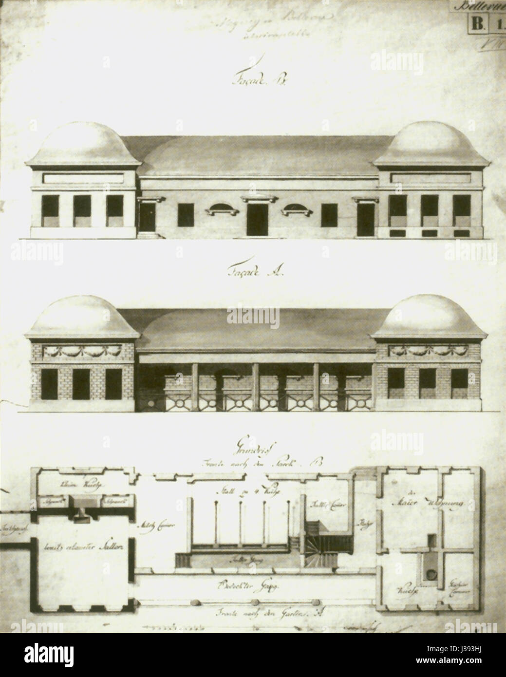This title refers to an architectural work by David Gilly, focusing on ...