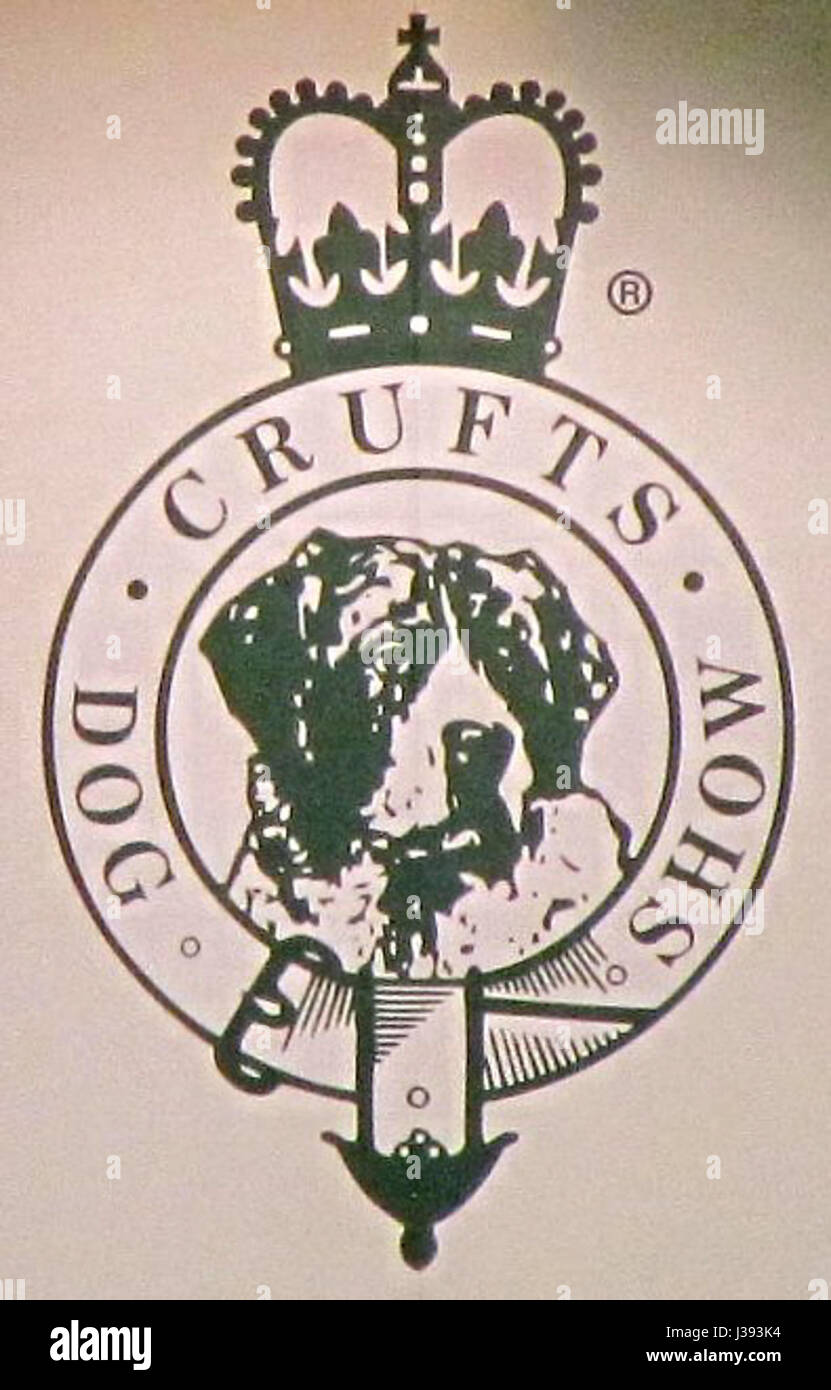 The old logo of Cruft's, a historic dog show event, was a symbol of the ...