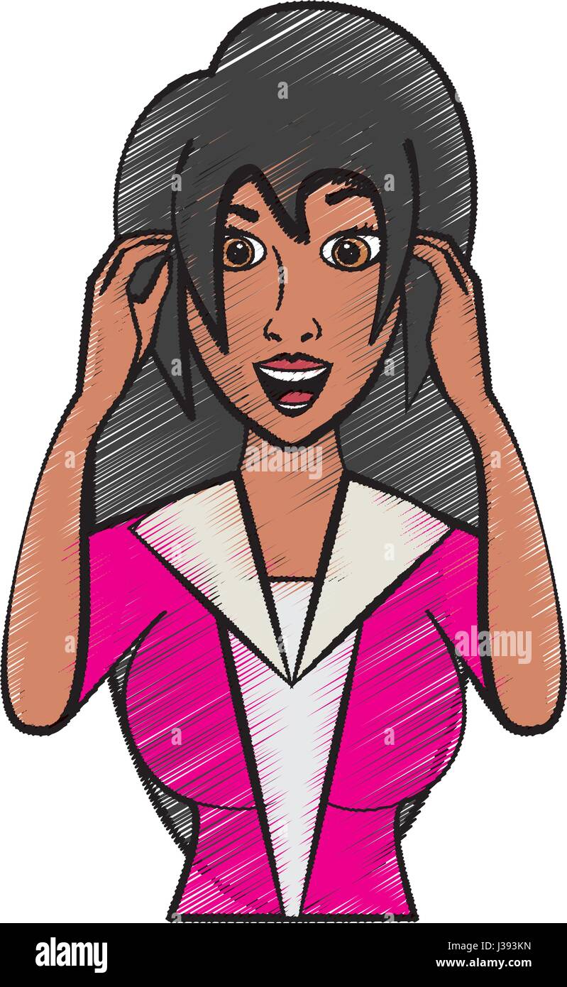 Vintage woman cartoon Stock Vector Image & Art - Alamy