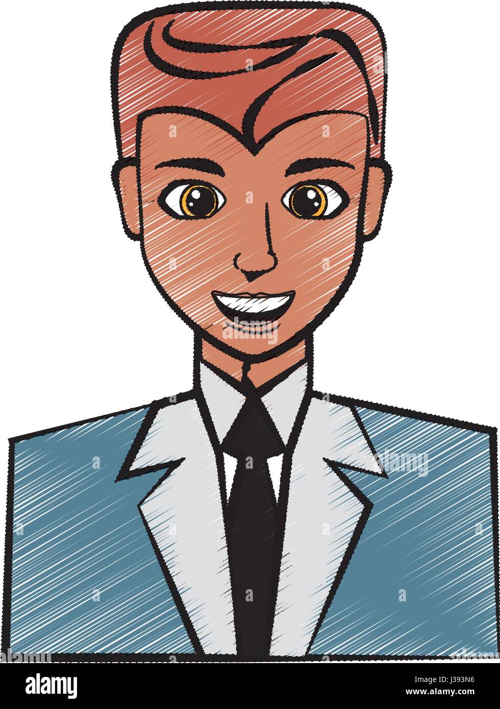 Elegant man cartoon Stock Vector Image & Art - Alamy