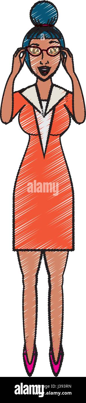 Vintage woman cartoon Stock Vector Image & Art - Alamy