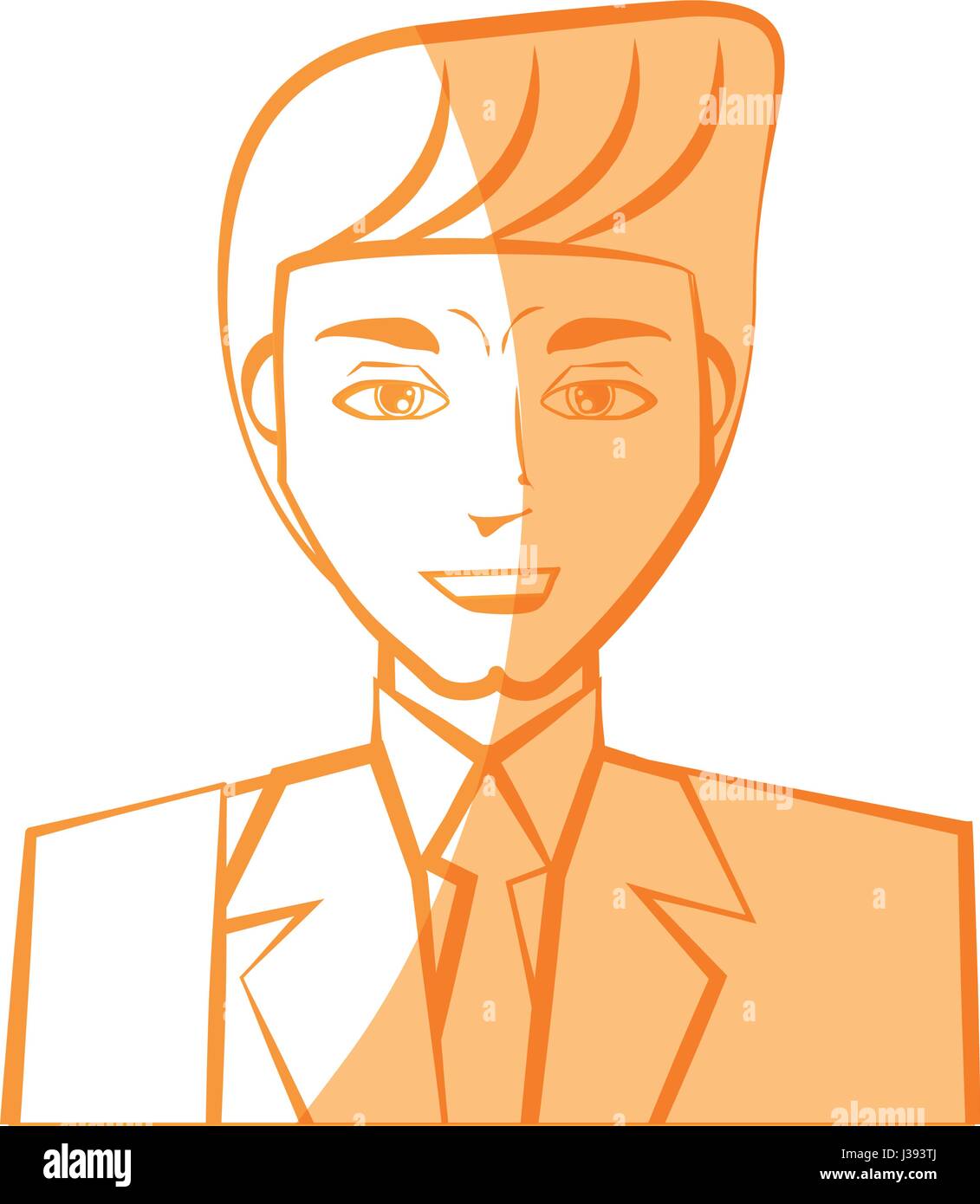 Elegant man cartoon Stock Vector Image & Art - Alamy