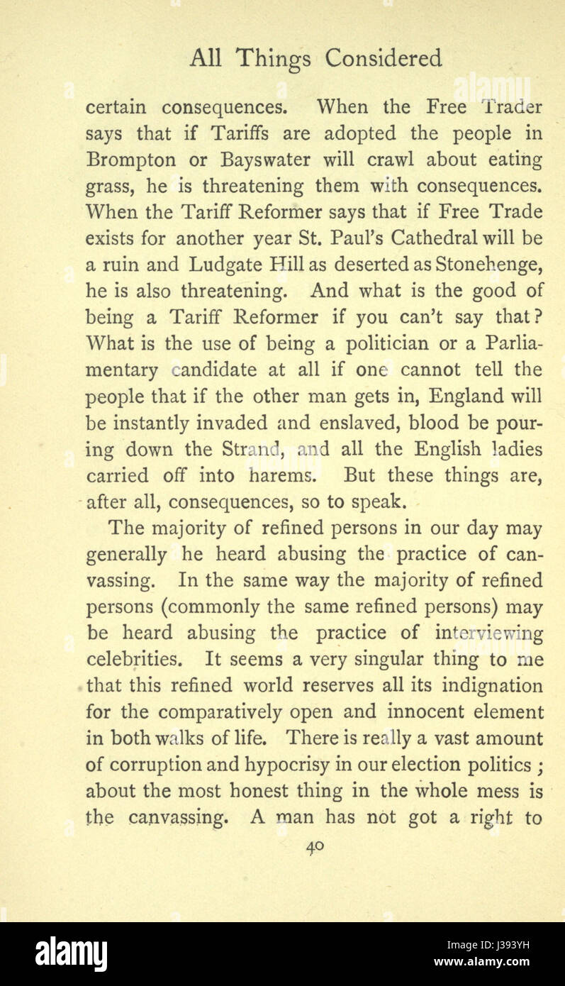 In 'All Things Considered,' G.K. Chesterton offers insights into ...