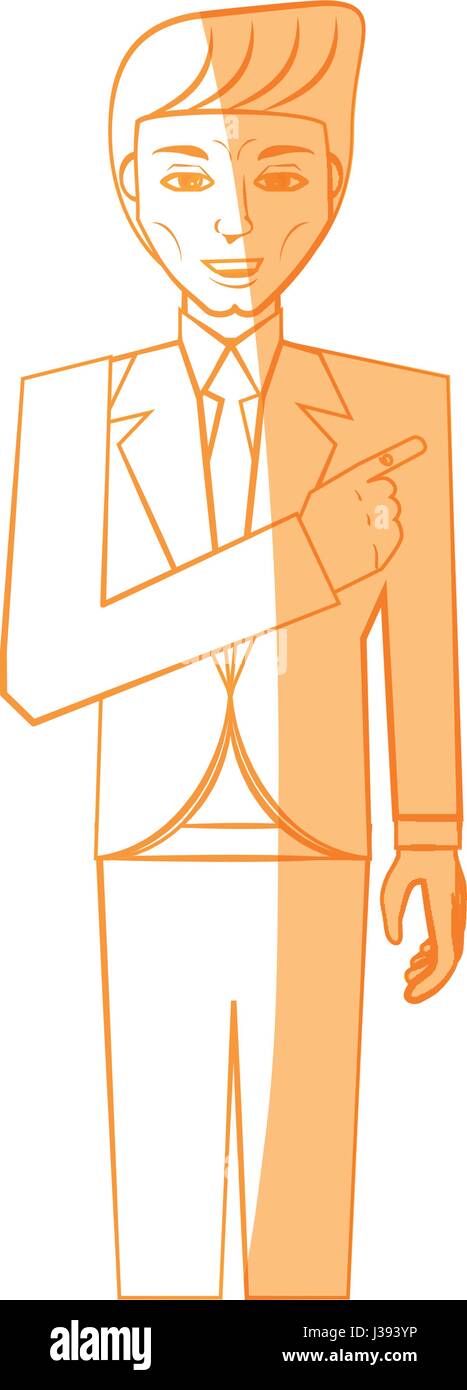 Elegant man cartoon Stock Vector Image & Art - Alamy