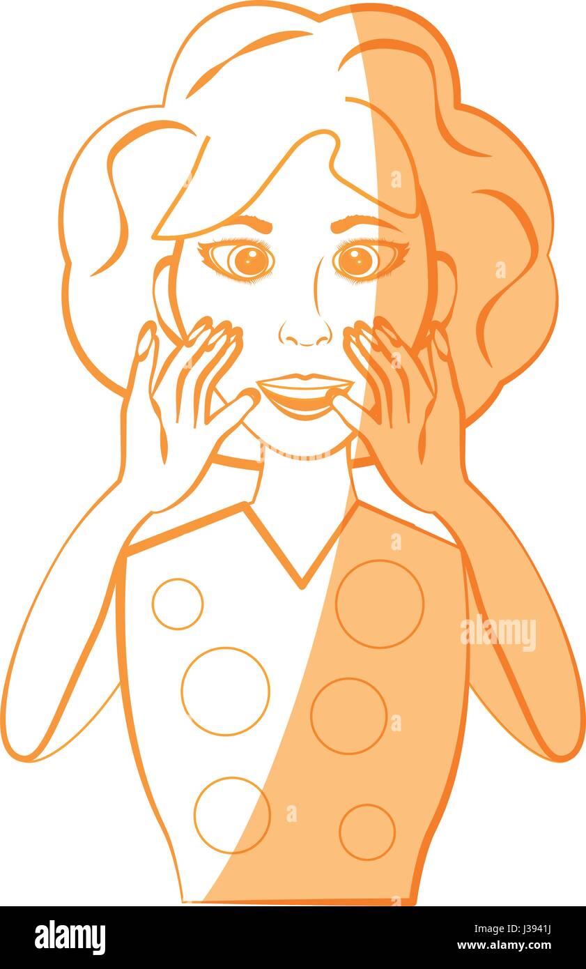 Vintage woman cartoon Stock Vector Image & Art - Alamy