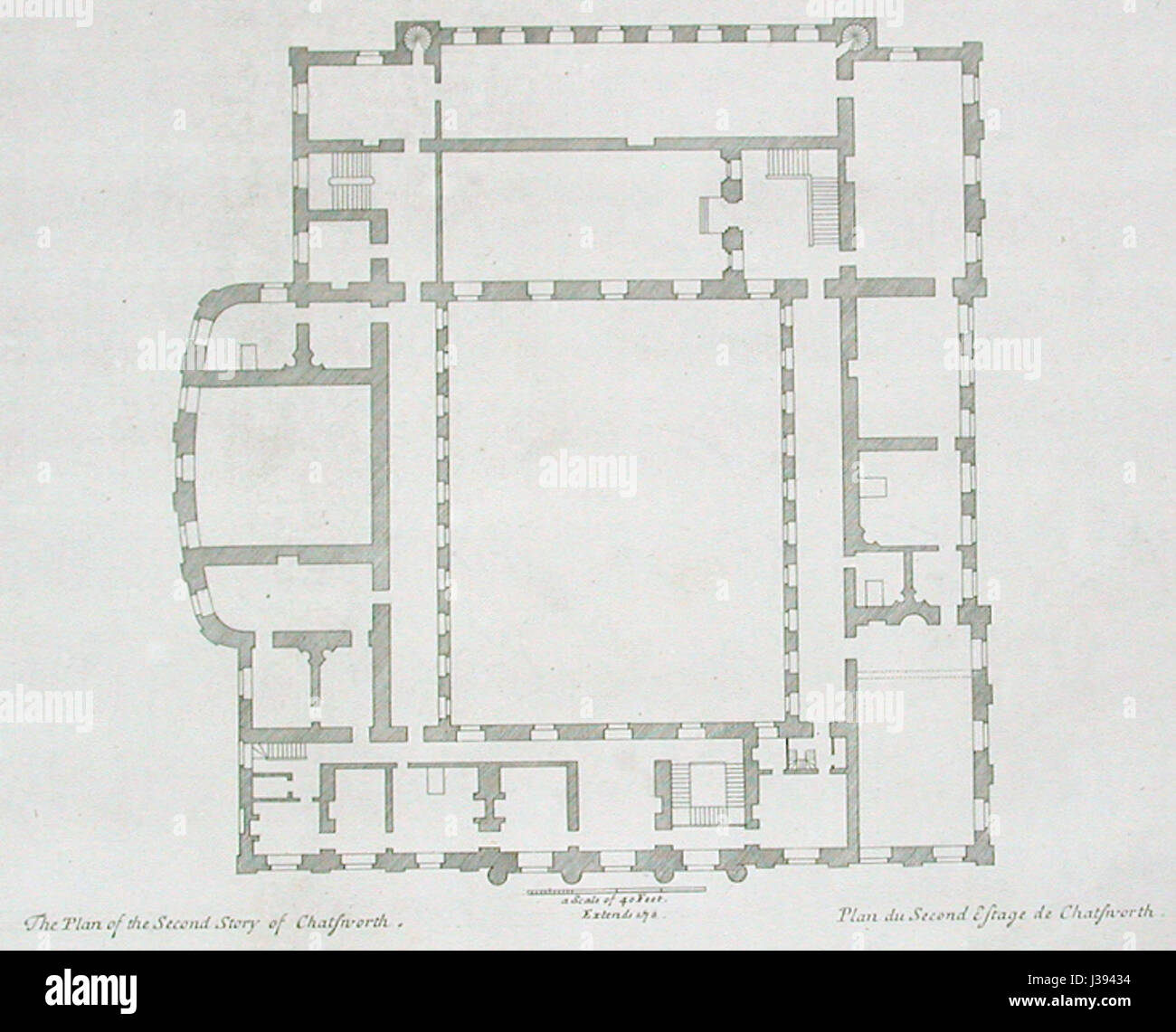 Map of chatsworth hi-res stock photography and images - Alamy