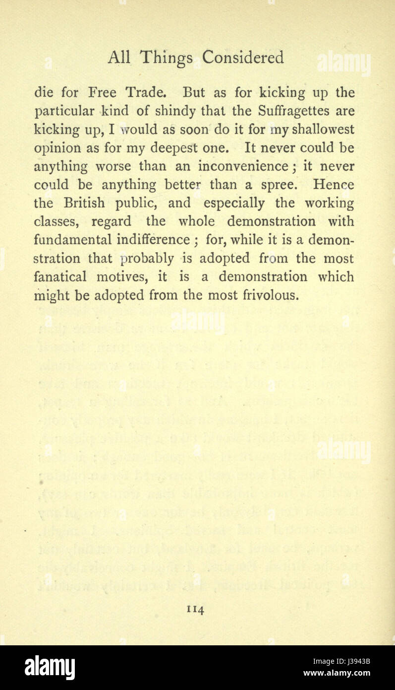 Chesterton All Things Considered, p. 114 Stock Photo - Alamy