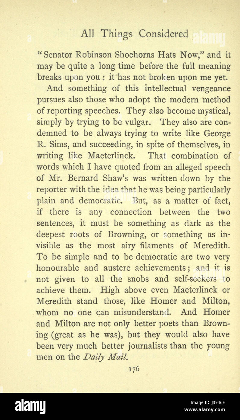 Chesterton book cover hi-res stock photography and images - Alamy