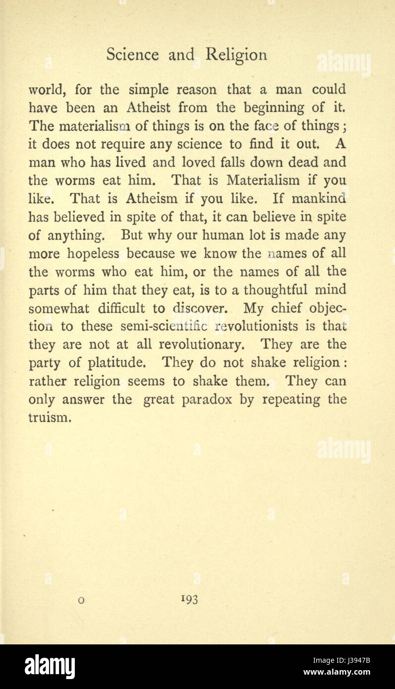 Chesterton All Things Considered, p. 193 Stock Photo - Alamy