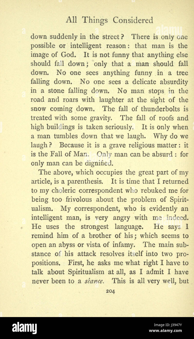 Chesterton book cover hi-res stock photography and images - Alamy