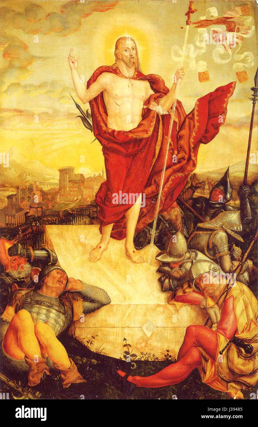 'Der Auferstandene' (The Risen One) is a religious artwork from 1558 ...