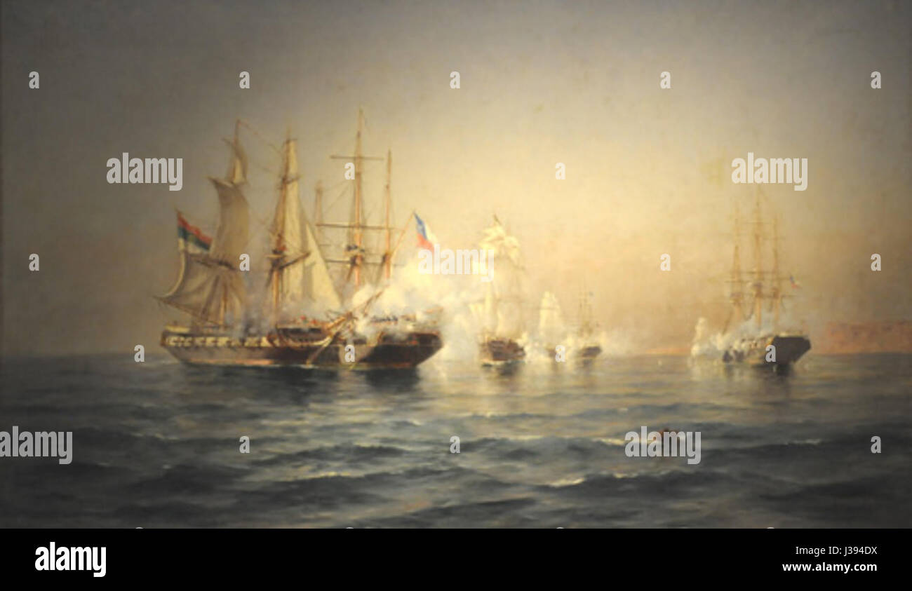 Combate de Casma Stock Photo - Alamy