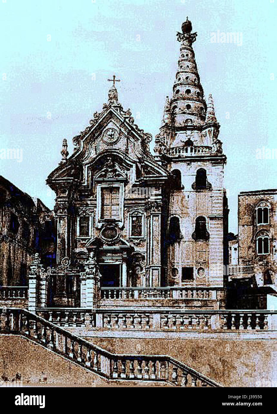 Church Messina Chiesa San Gregorio Stock Photo - Alamy