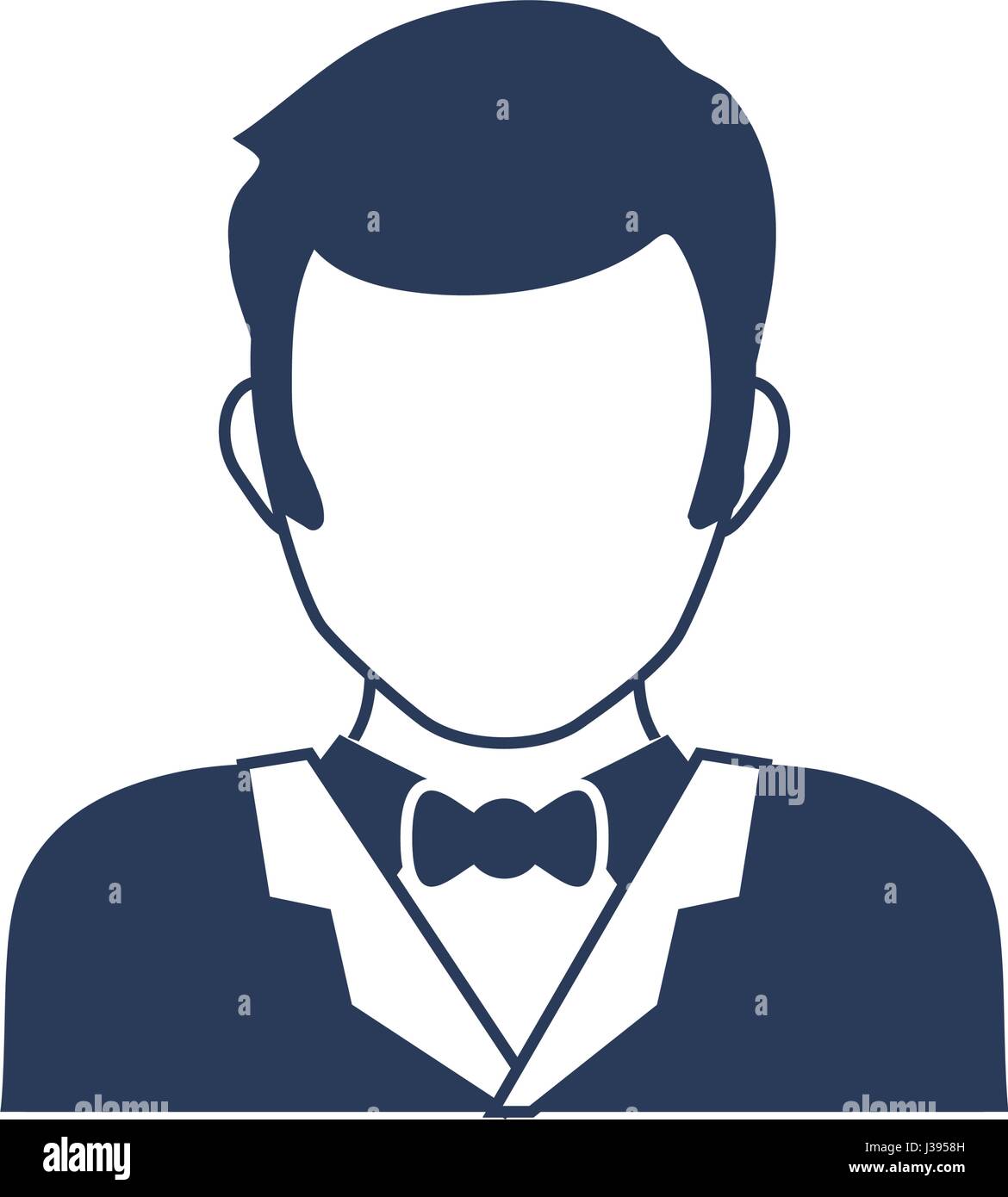 Young male neck man Stock Vector Images - Alamy