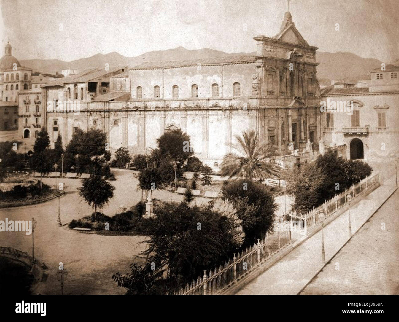 The Church of San Giovanni di Malta in Messina, Italy, is a historic ...