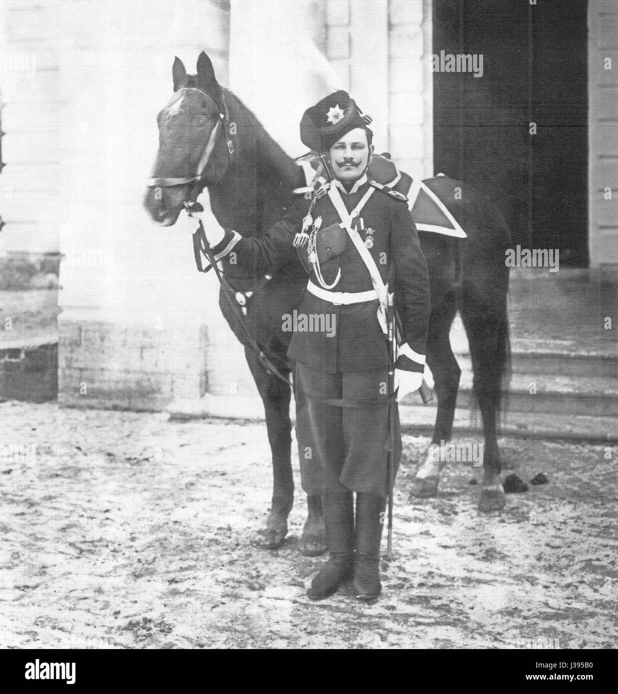 The Cossack of the Life Guards Composite Cossacks Regiment was a ...