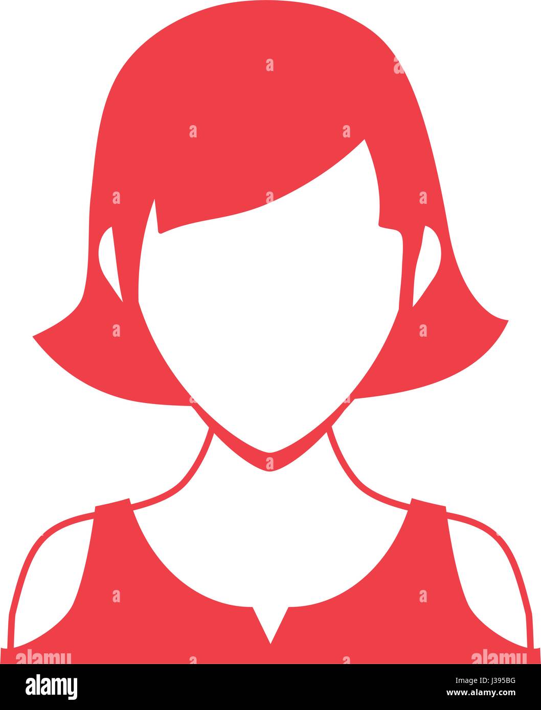 Woman faceless head Stock Vector Image & Art - Alamy