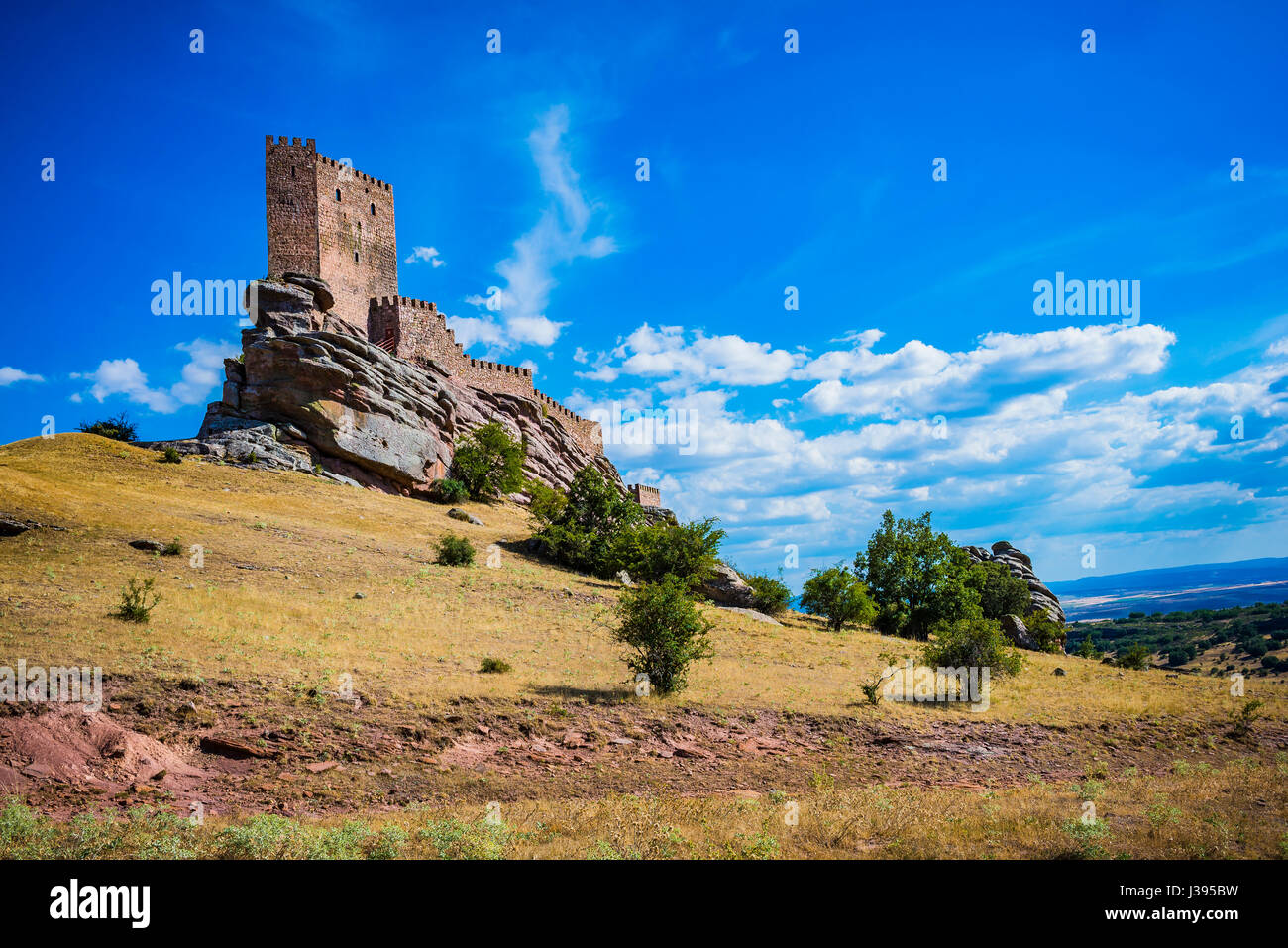 Zafra castle, guadalajara hi-res stock photography and images - Alamy